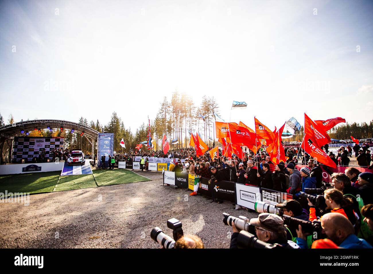podium, portrait during the 2021 Rally Finland, 10th round of the 2021 ...