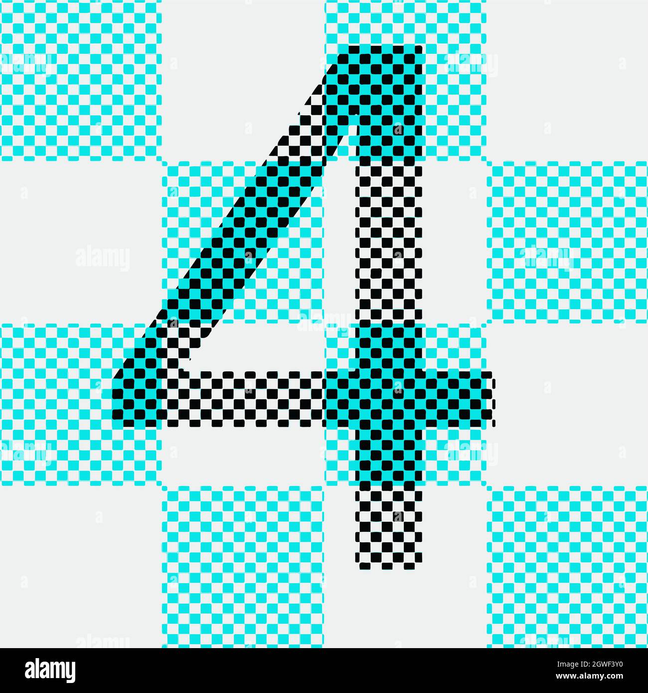 Number sign vector image.Abstract background Stock Vector Image & Art ...