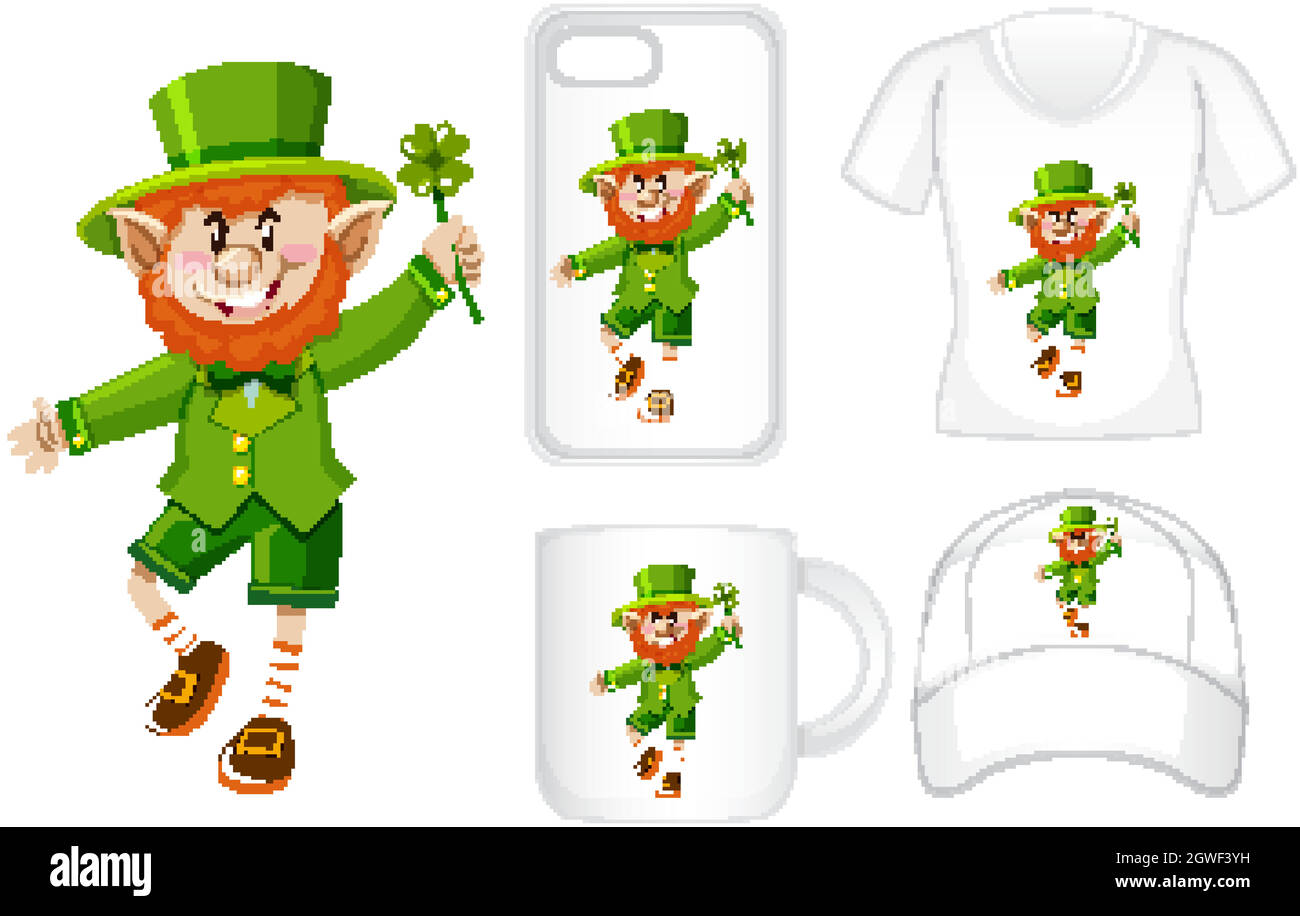 Leprechaun template hi-res stock photography and images - Alamy
