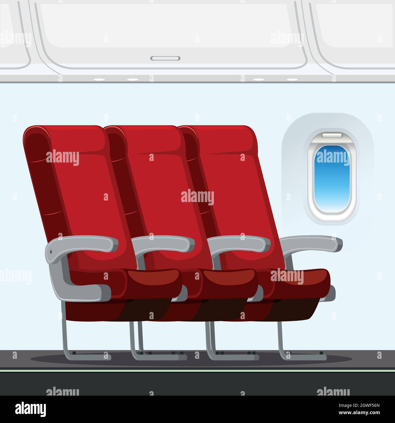 Window plane aeroplane Stock Vector Images - Alamy