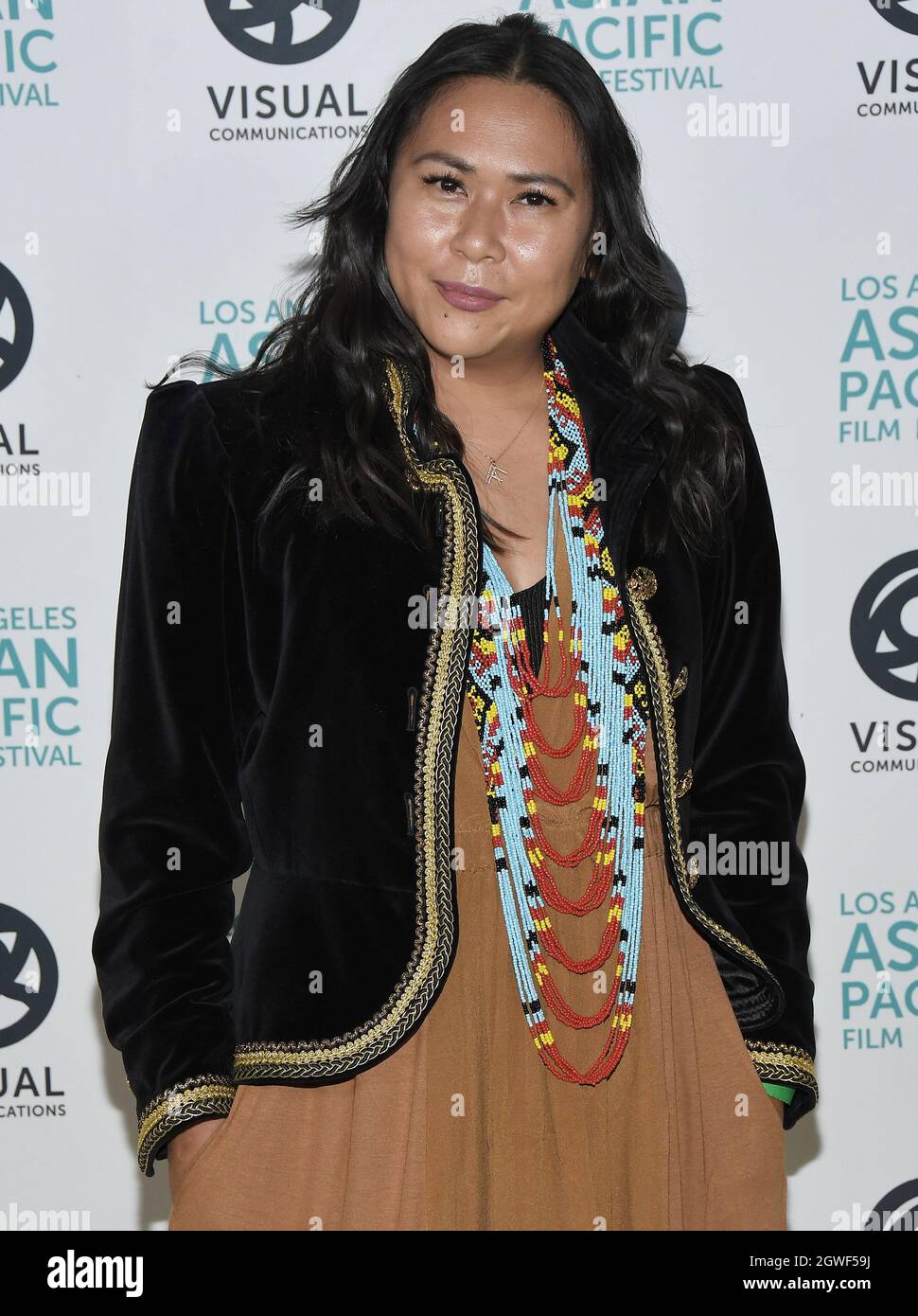 Arianna Basco arrives at the 2021 Los Angeles Asian Pacific Film ...