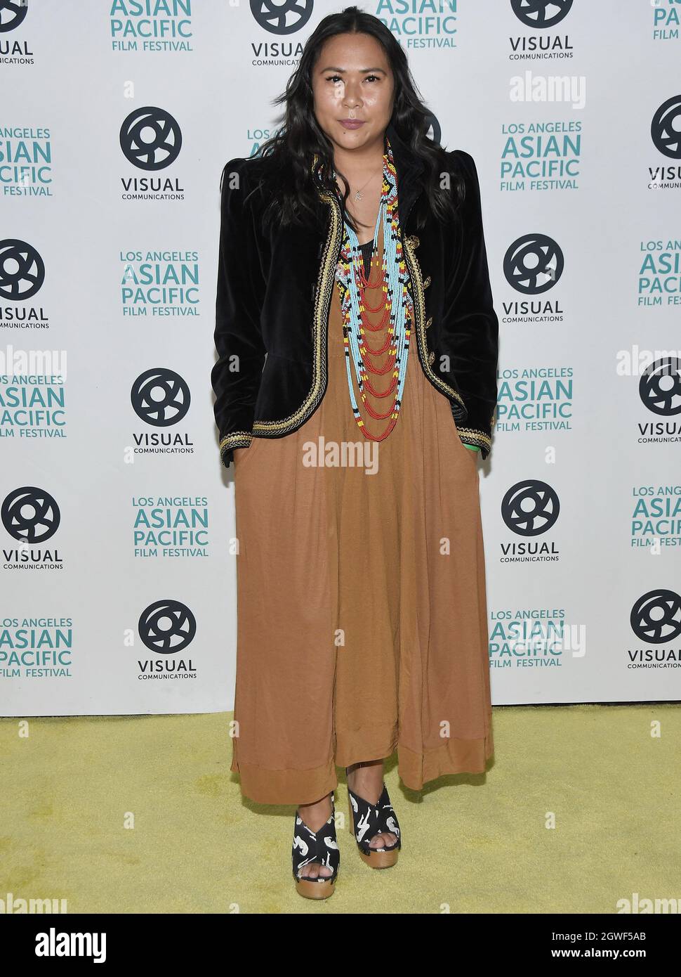 Arianna Basco arrives at the 2021 Los Angeles Asian Pacific Film ...