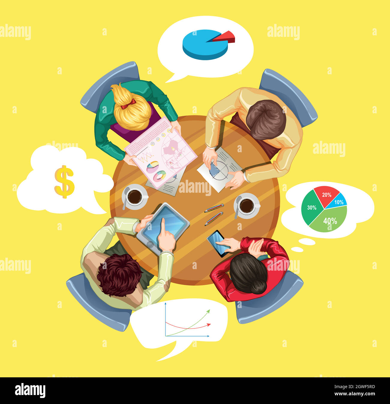 View charts Stock Vector Images - Alamy