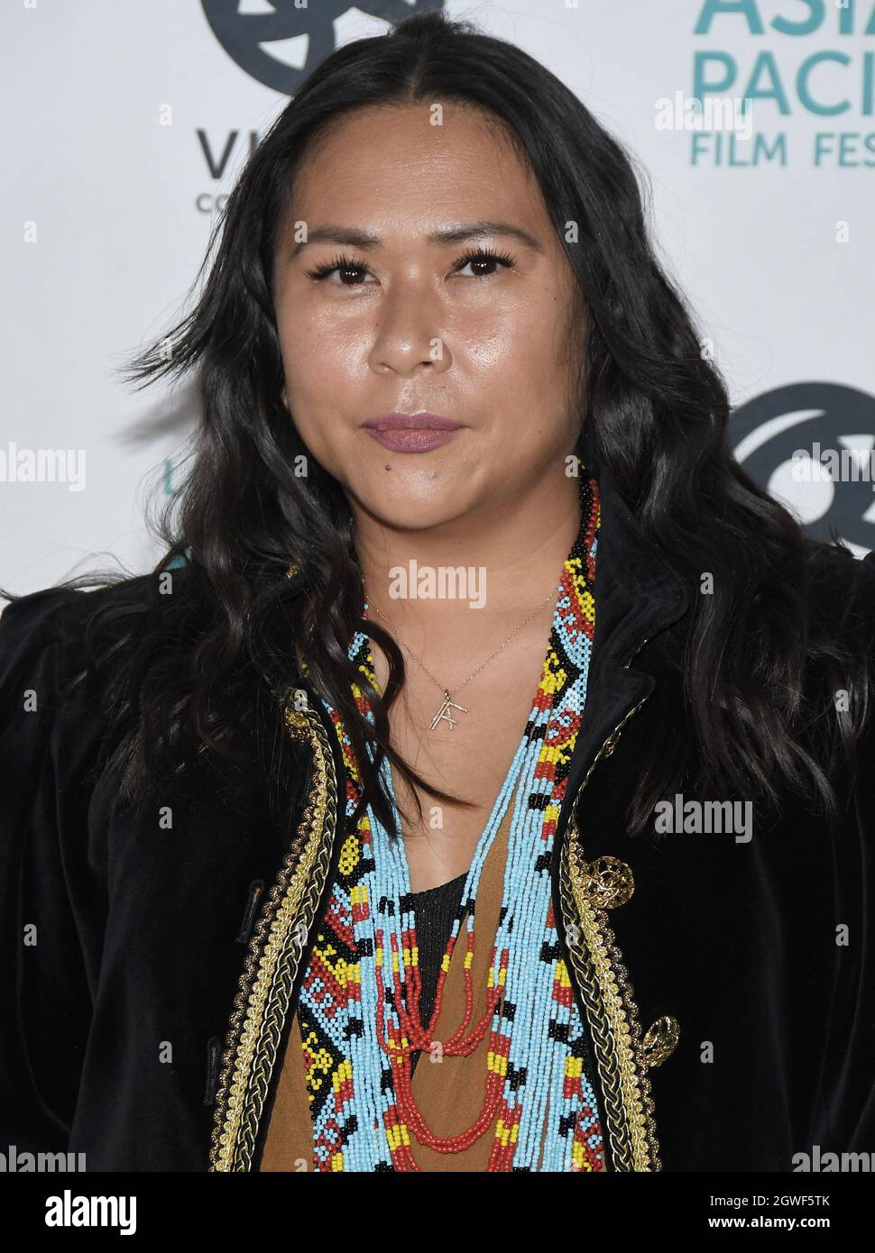 Arianna Basco arrives at the 2021 Los Angeles Asian Pacific Film ...