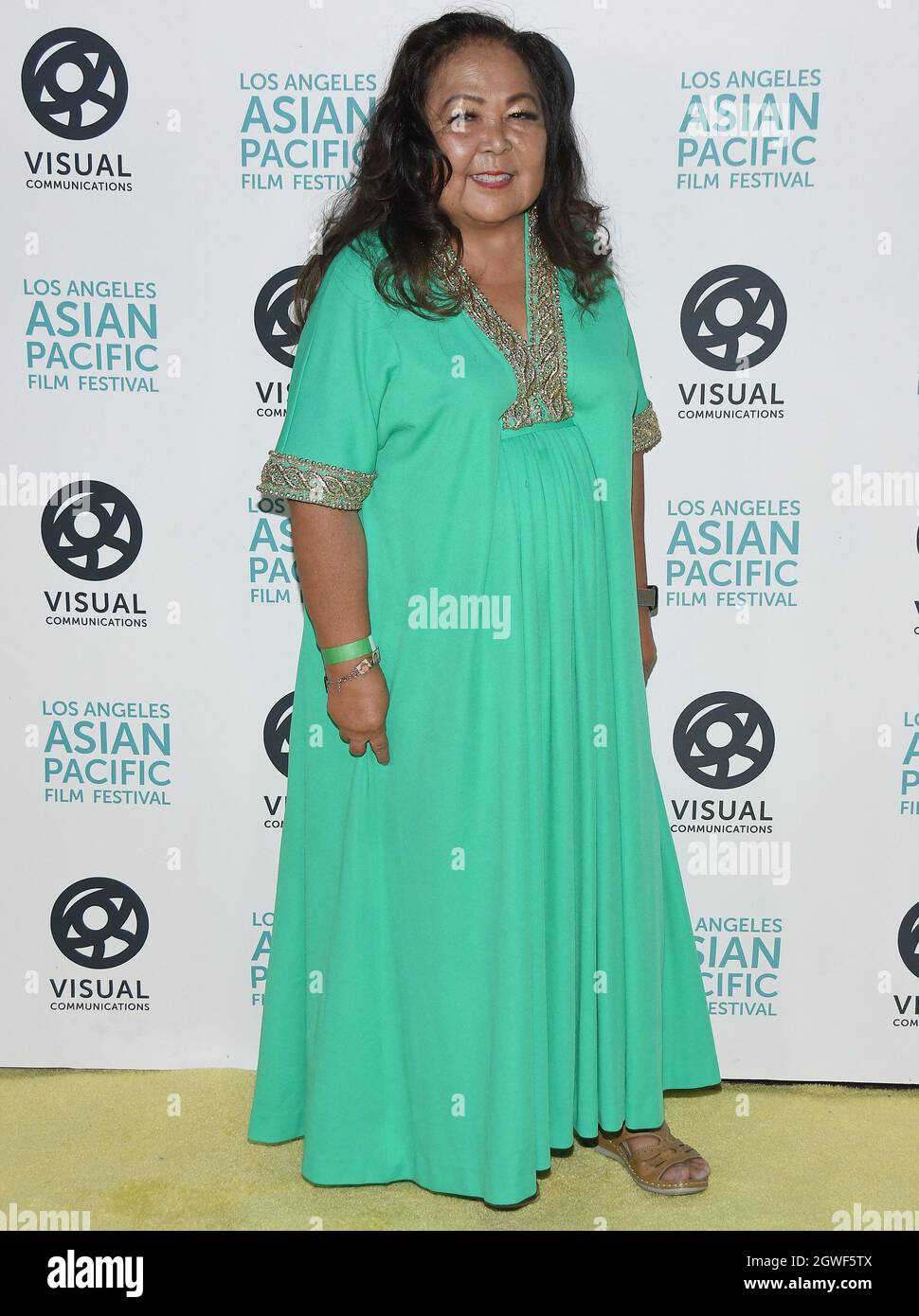 Aida Basco arrives at the 2021 Los Angeles Asian Pacific Film Festival ...