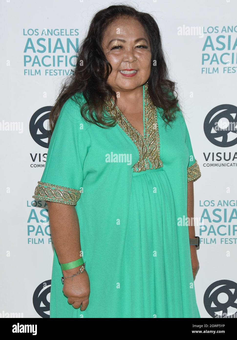 Aida Basco arrives at the 2021 Los Angeles Asian Pacific Film Festival ...