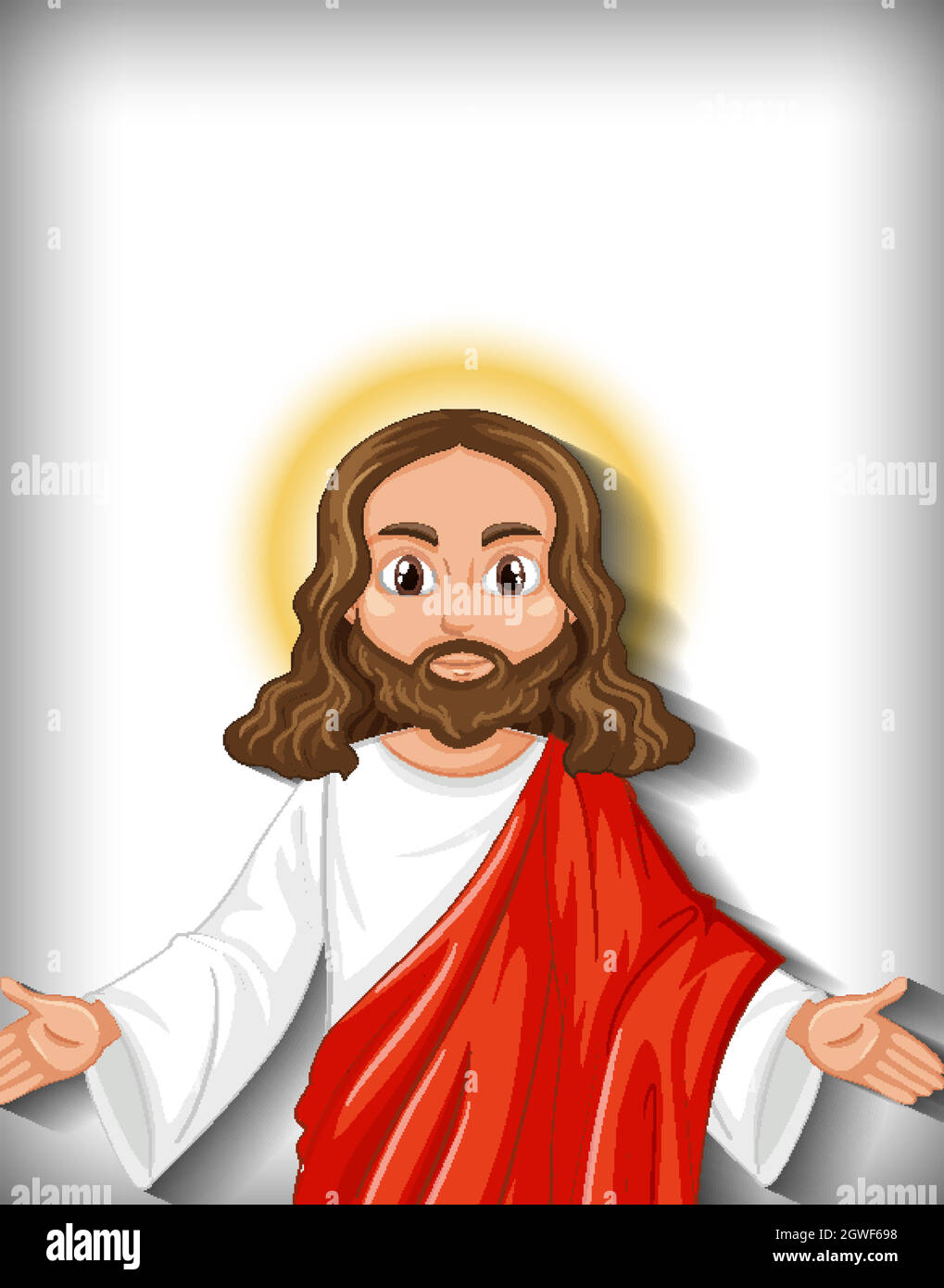 Isolated jesus cartoon character Stock Vector Image & Art - Alamy