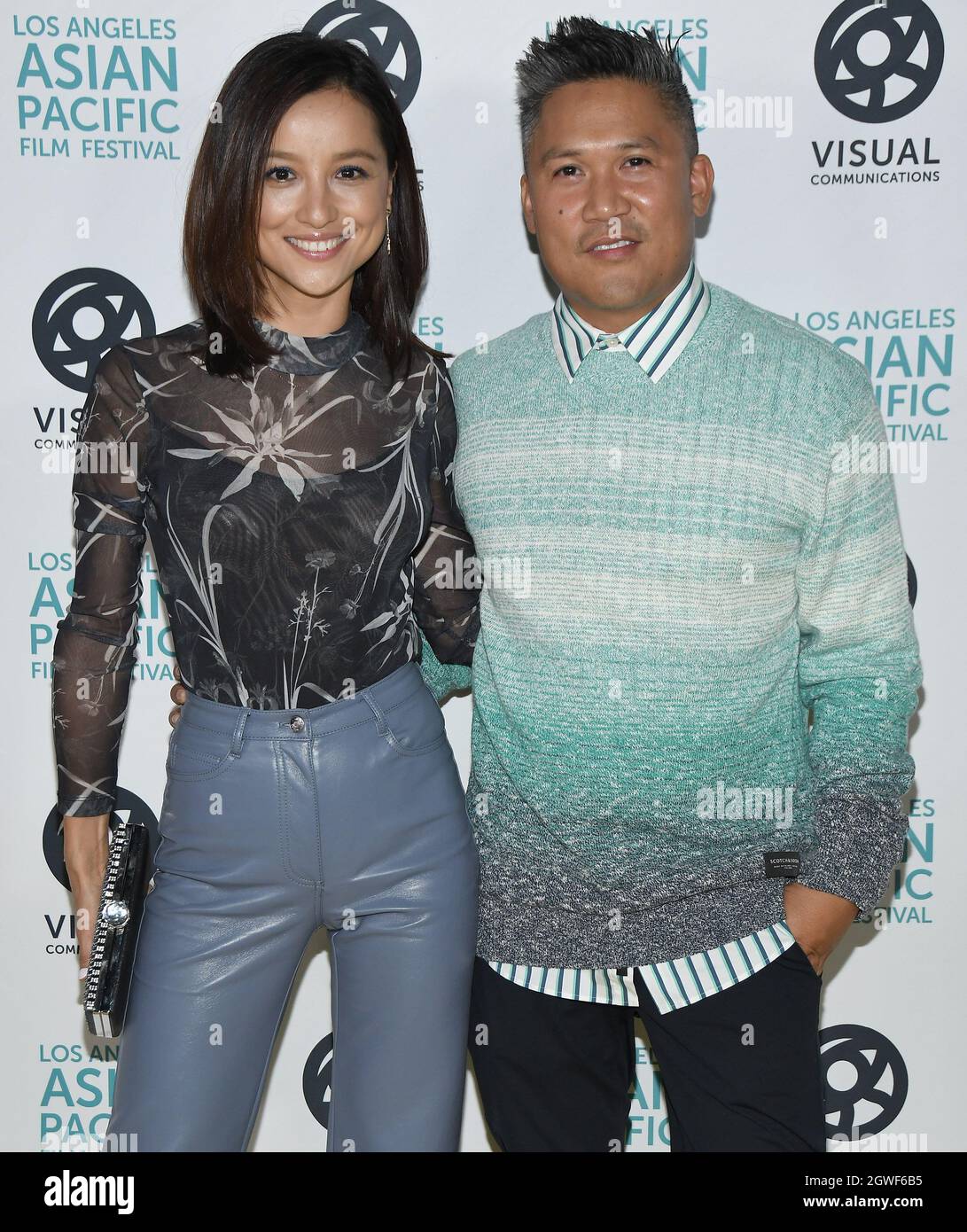 (L-R) Alice Rehemutula and Dante Basco arrives at the 2021 Los Angeles ...