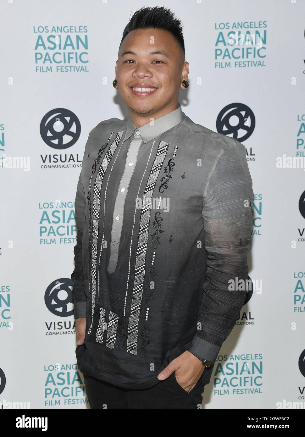 AJ Rafael arrives at the 2021 Los Angeles Asian Pacific Film Festival ...