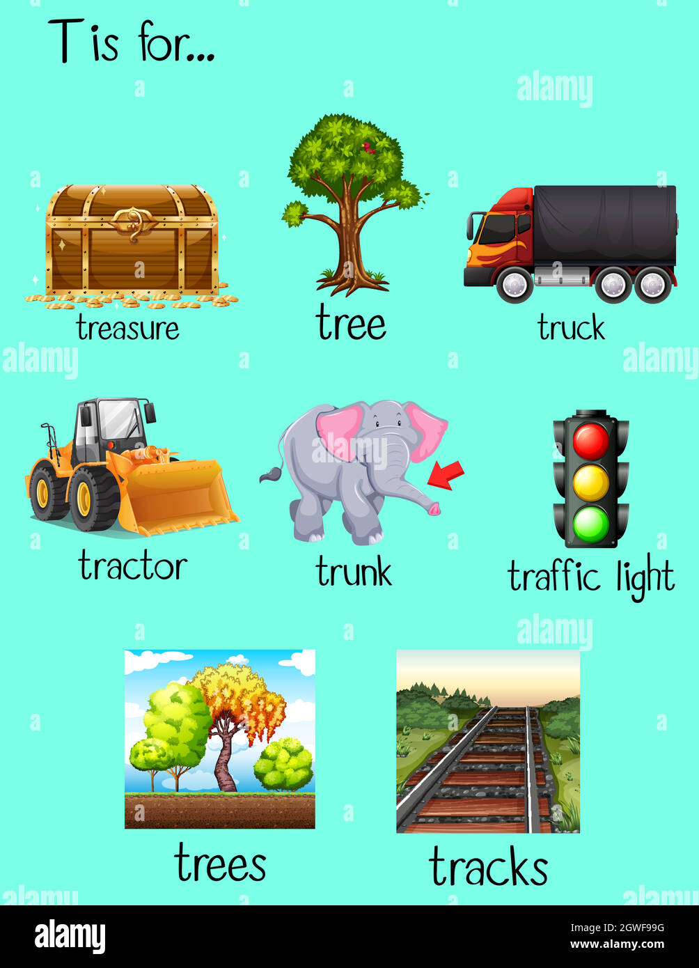 Many words letter illustration hi-res stock photography and images - Alamy