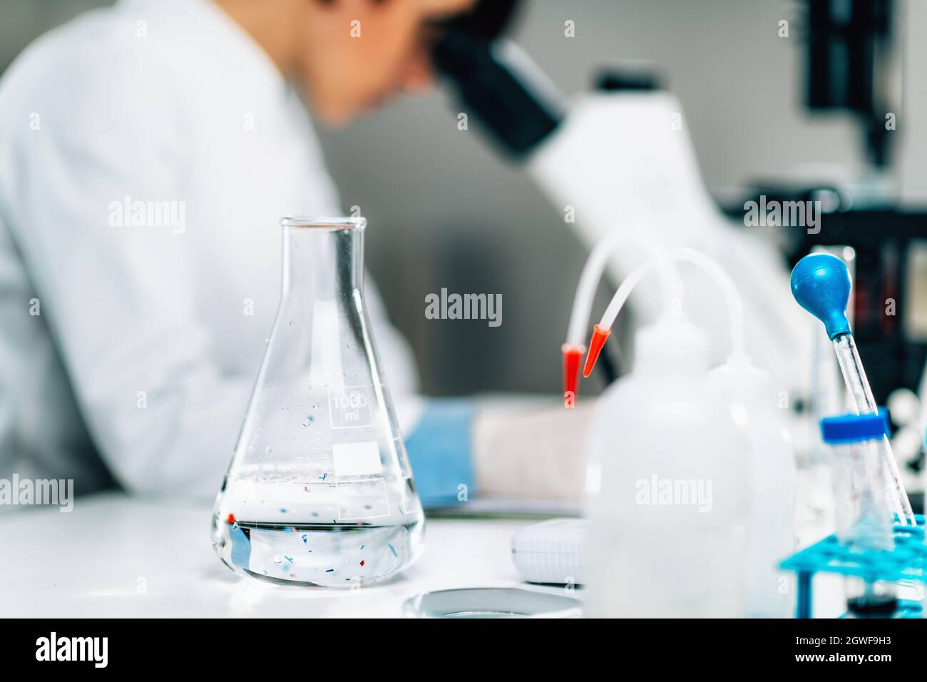 Microplastic microscope hi-res stock photography and images - Alamy