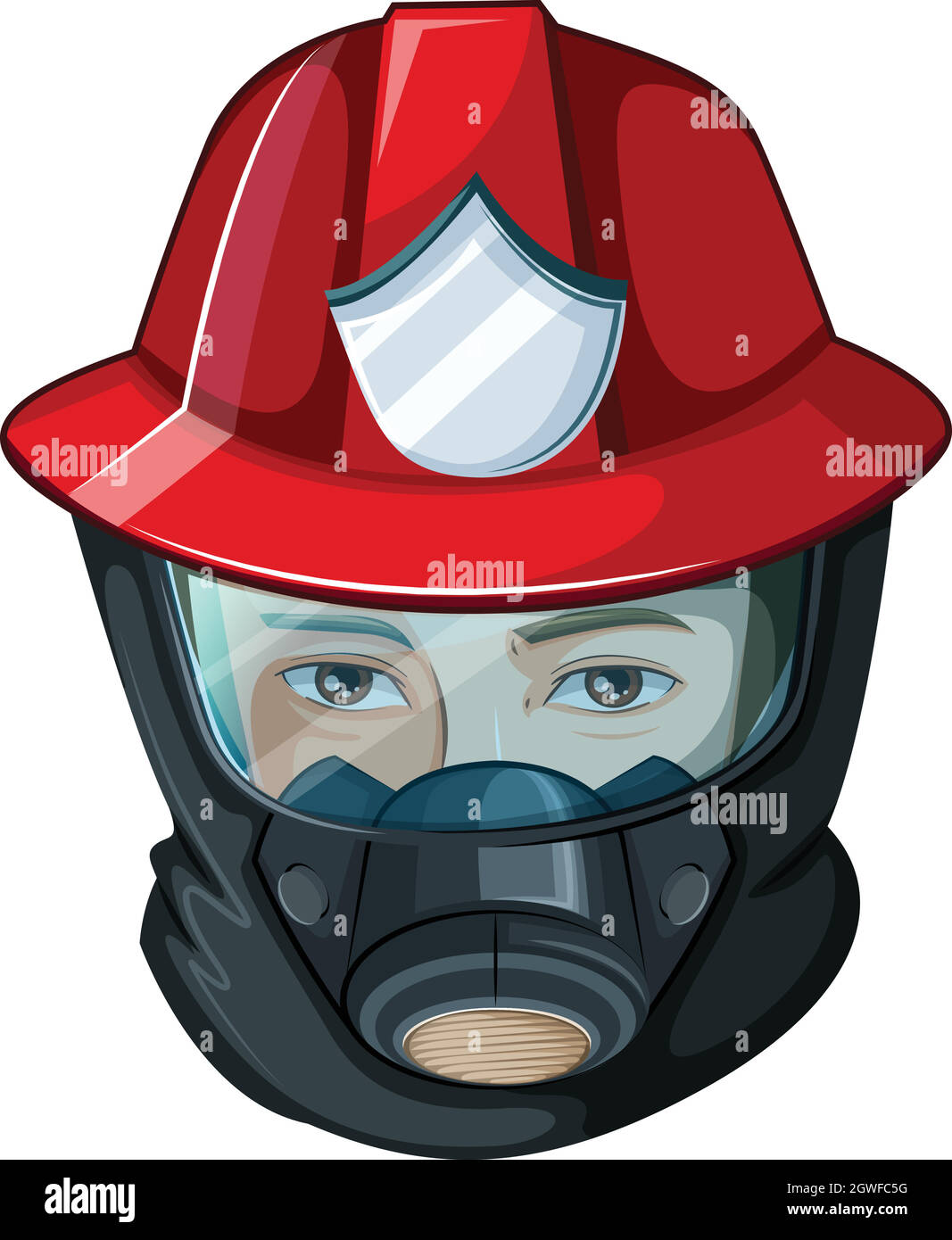 Fireman head hi-res stock photography and images - Alamy