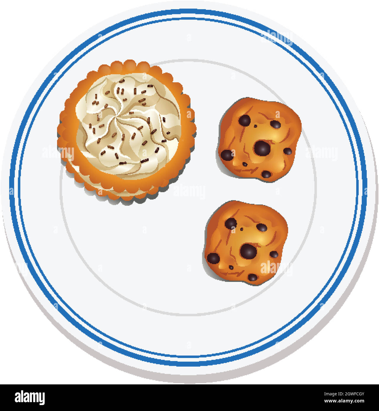 Cookie clipart hi-res stock photography and images - Alamy