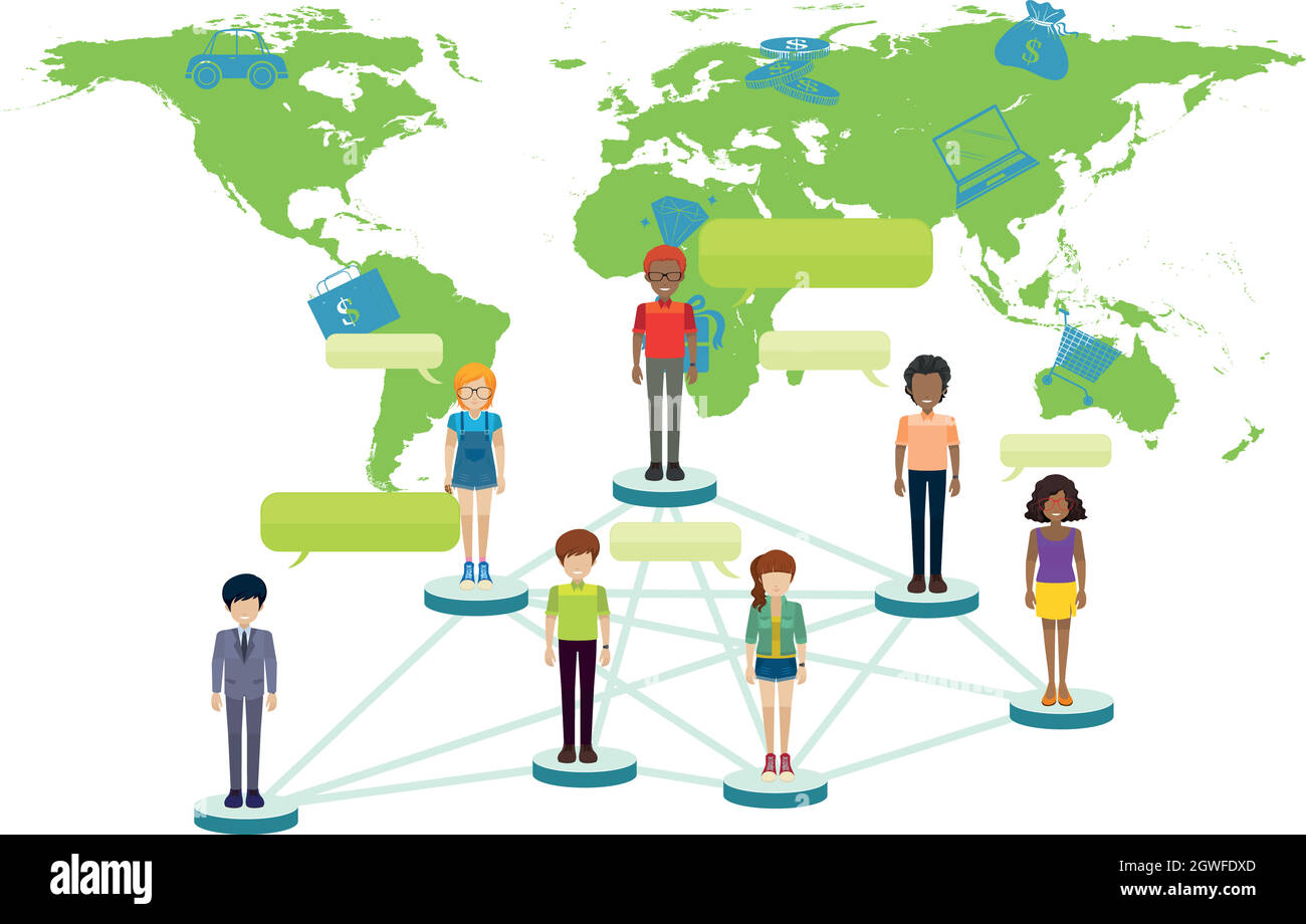 World map and money Stock Vector Images - Alamy