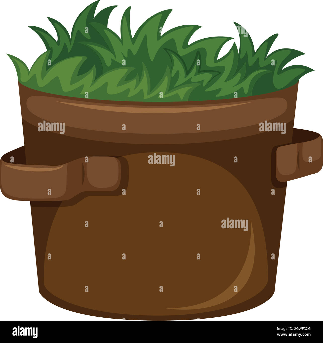 Path of grass Stock Vector Images - Alamy