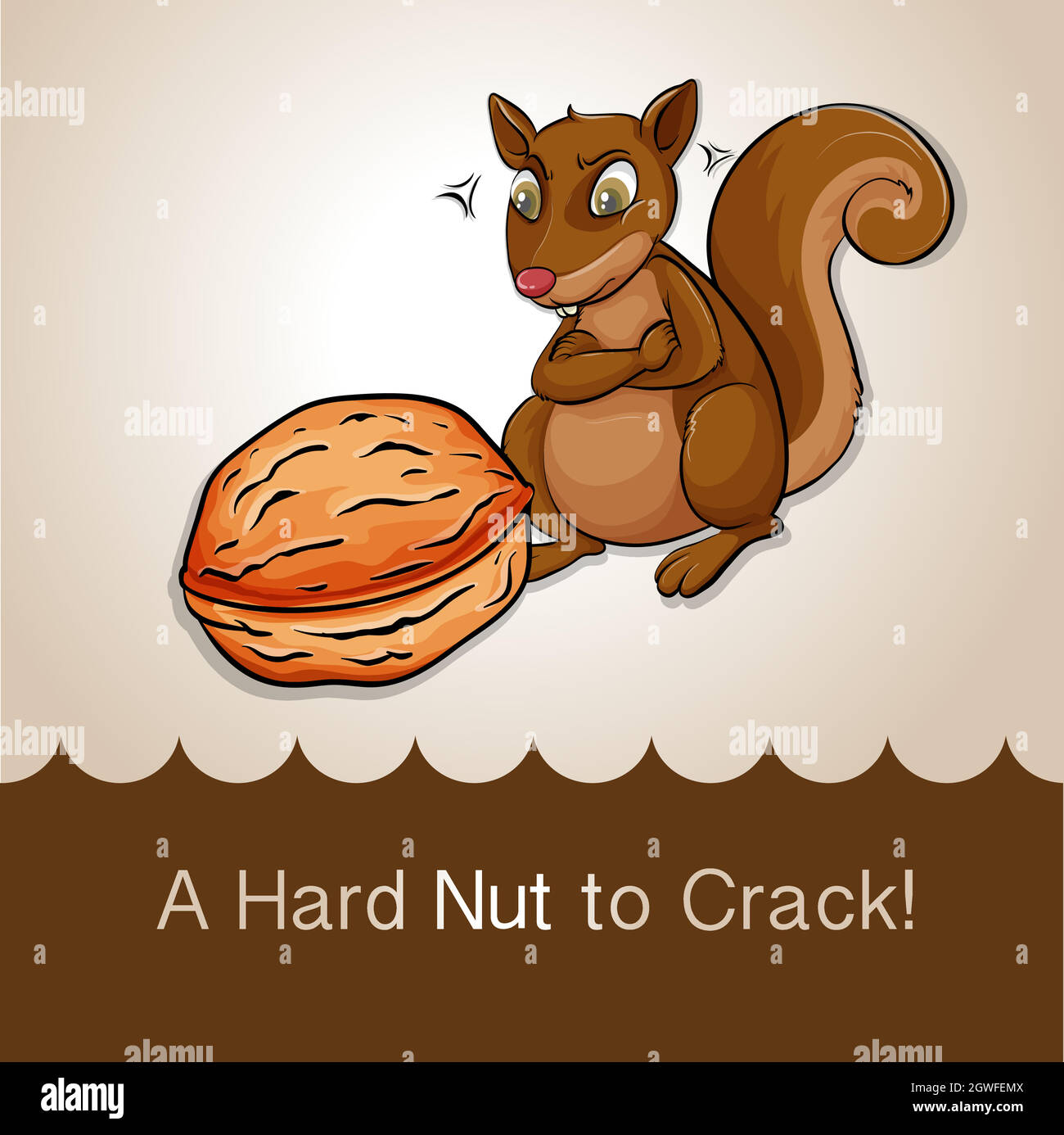 Walnut animal Stock Vector Images - Alamy