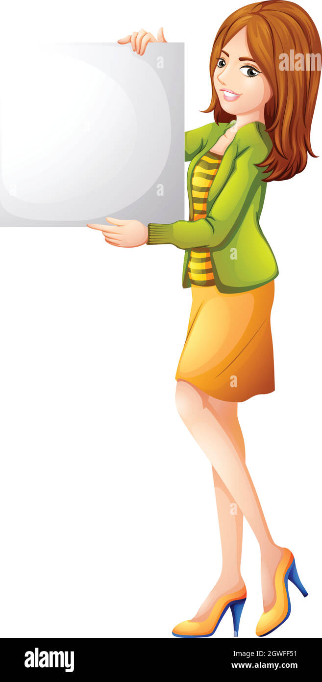 Holding skirt Cut Out Stock Images & Pictures - Alamy