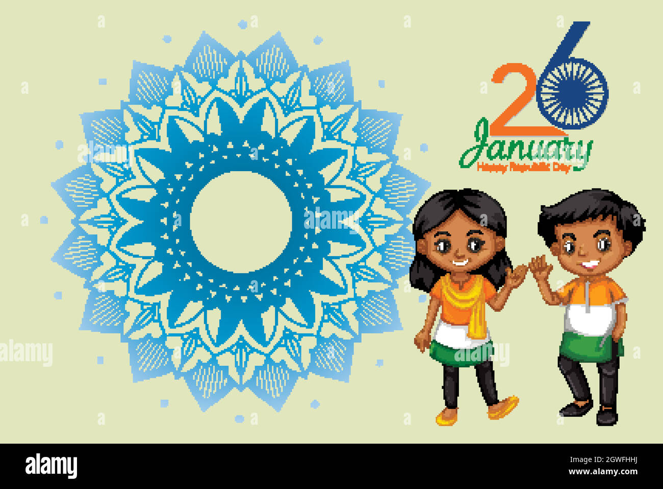 Public holiday poster design with happy kids Stock Vector Image & Art ...