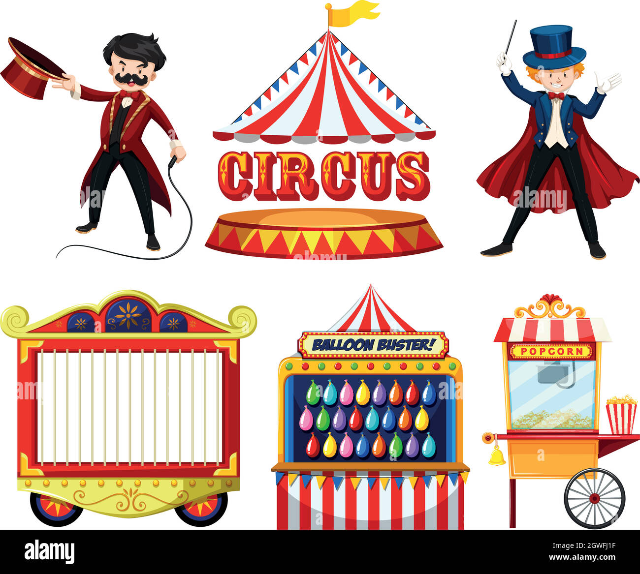 Circus tent clipart Stock Vector Images - Alamy