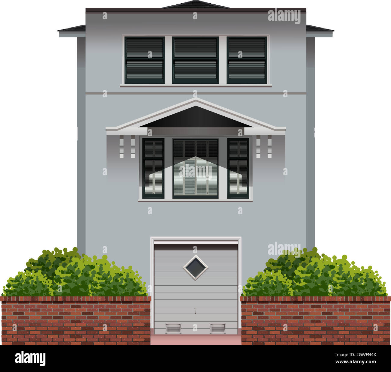 House stairs Stock Vector Images - Alamy