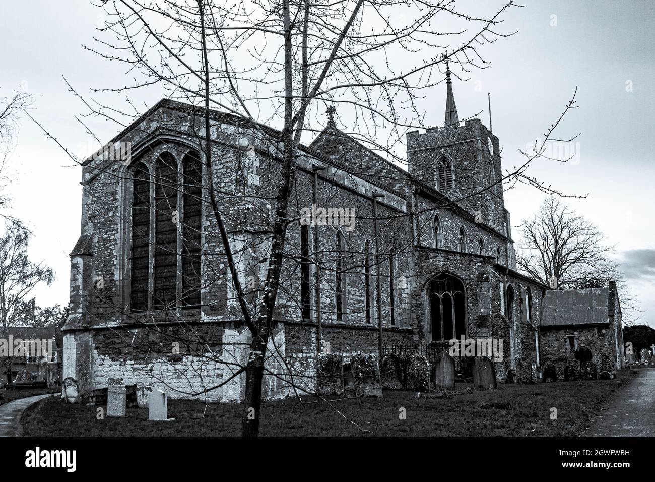 St John the Baptist church in Somersham, Cambridgeshire Stock Photo - Alamy