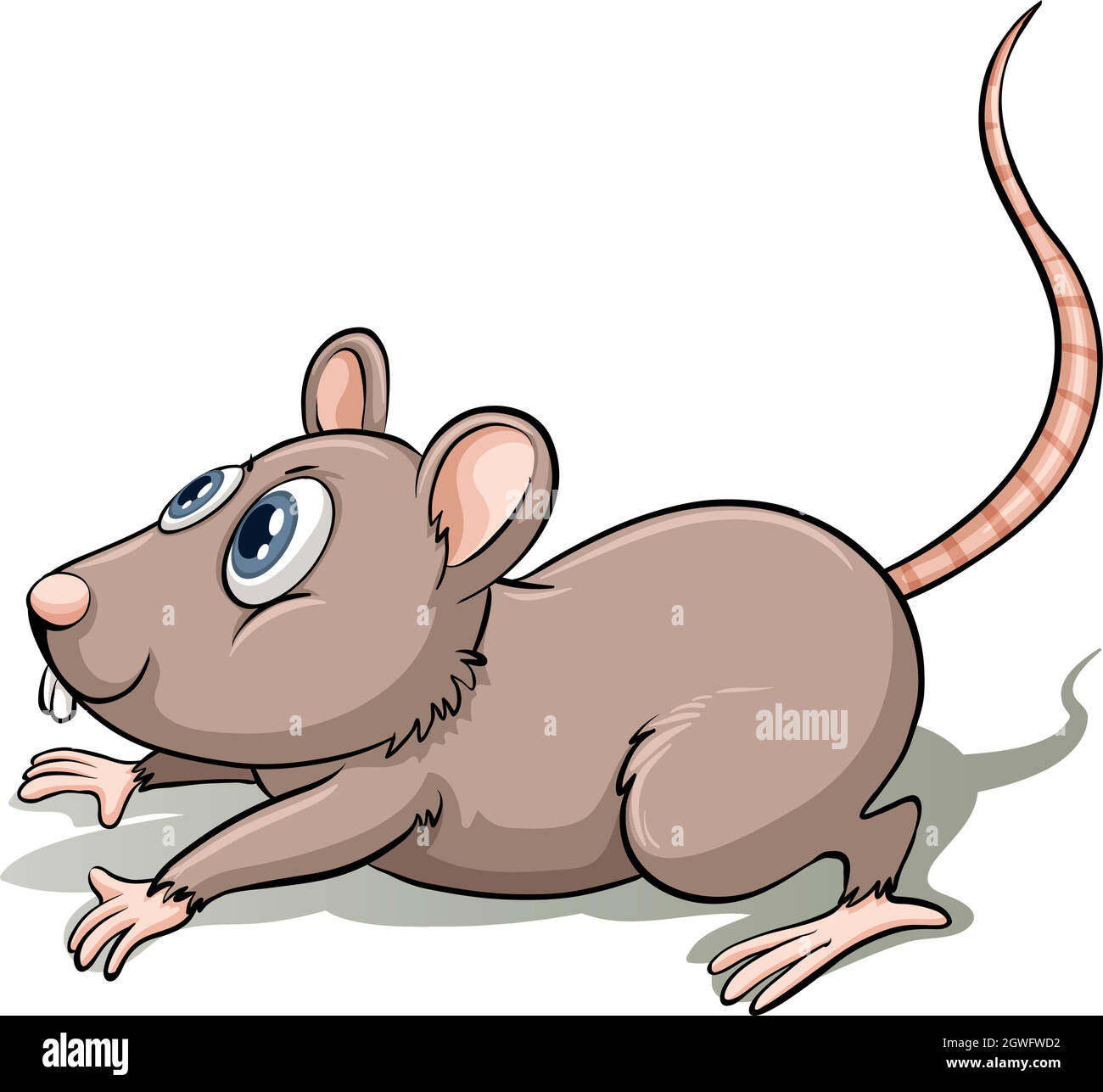 One gray mouse Stock Vector Image & Art - Alamy
