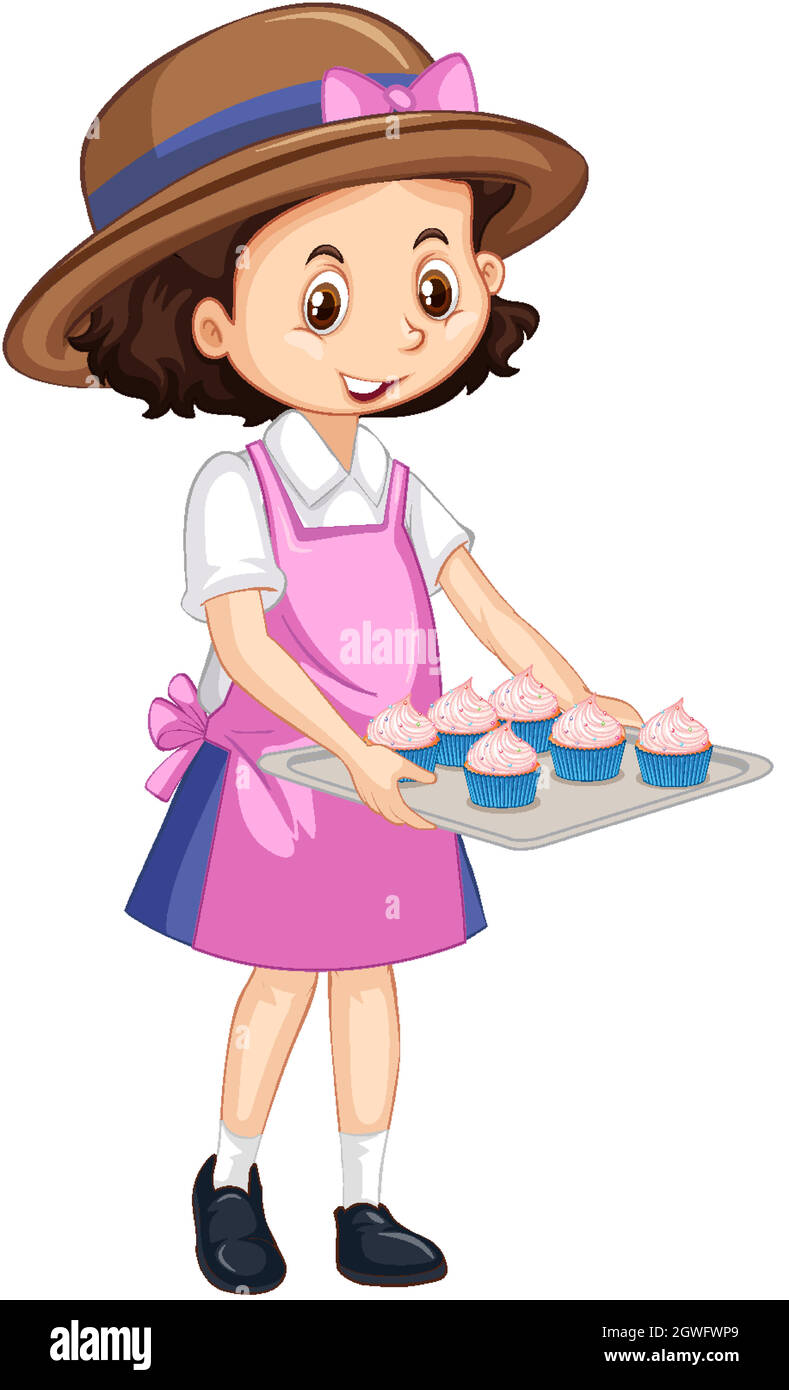 Baker girl Cut Out Stock Images & Pictures - Alamy