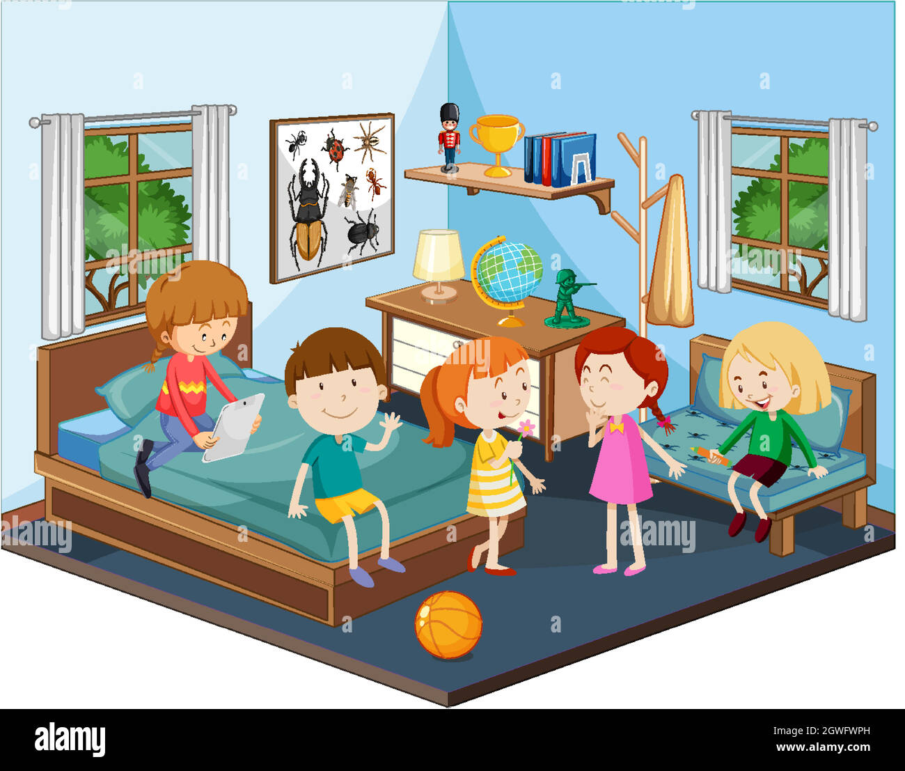 Bedroom Clipart For Kids