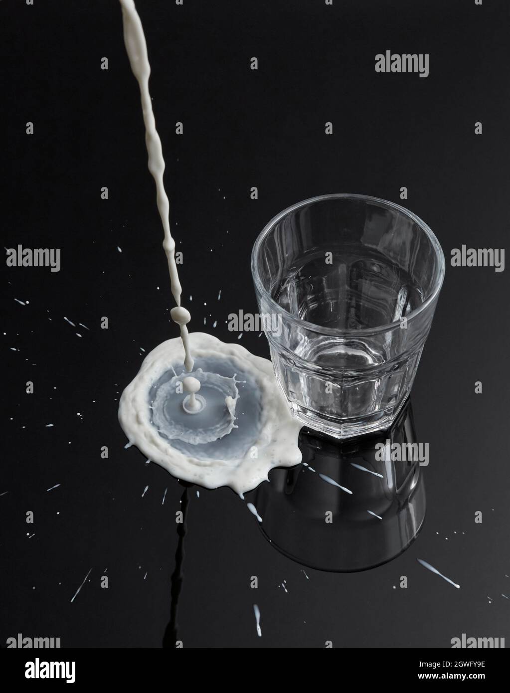 Milk waste pouring hi-res stock photography and images - Alamy