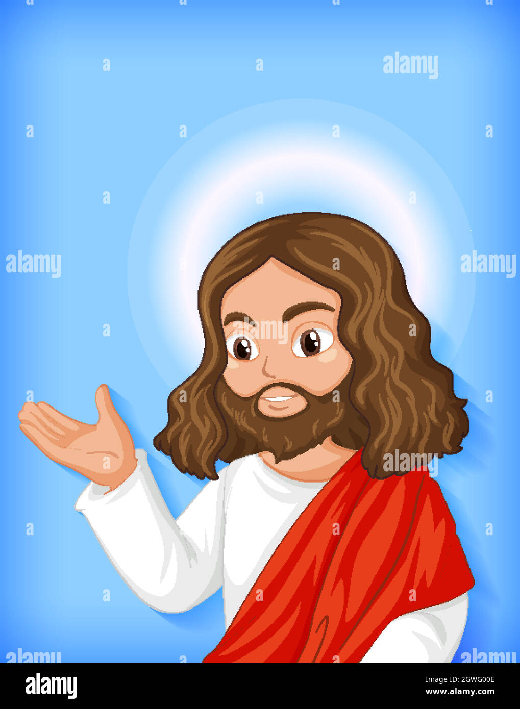 Isolated jesus cartoon character Stock Vector Image & Art - Alamy