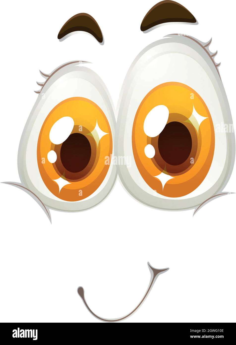 White eyebrows Cut Out Stock Images & Pictures - Alamy