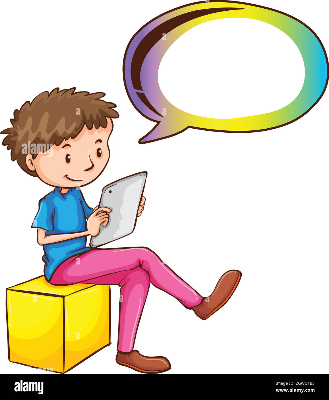 Cartoon notepad Stock Vector Images - Alamy