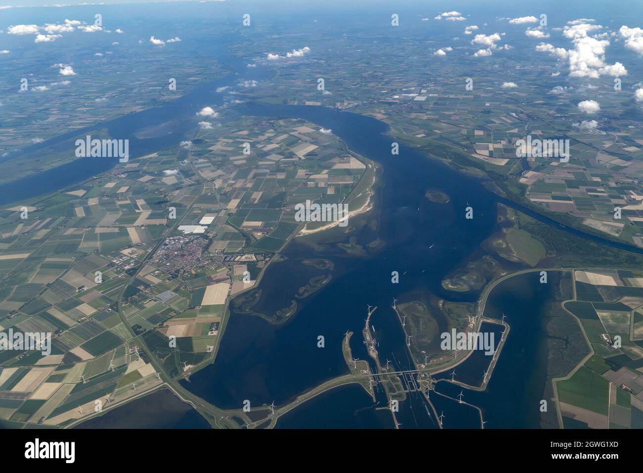Aerial rotterdam dock hi-res stock photography and images - Alamy