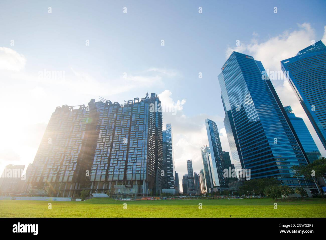 DBS Bank Headquarters located at Marina Bay Singapore Stock Photo - Alamy