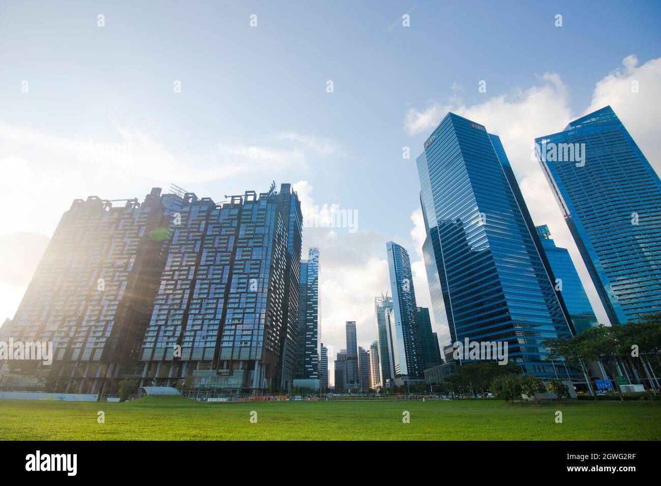 DBS Bank Headquarters located at Marina Bay Singapore Stock Photo - Alamy