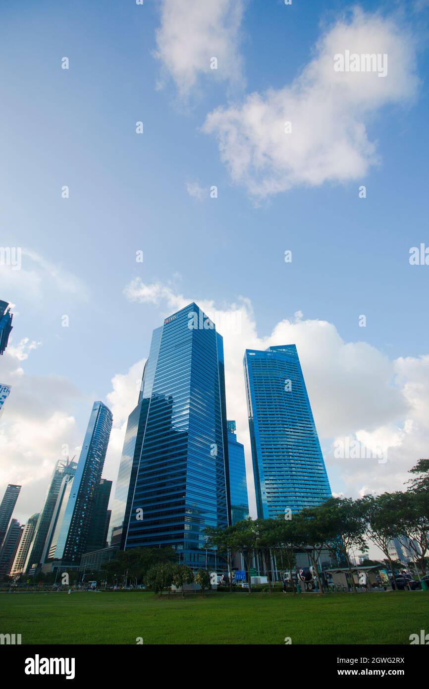 DBS Bank Headquarters located at Marina Bay Singapore Stock Photo - Alamy