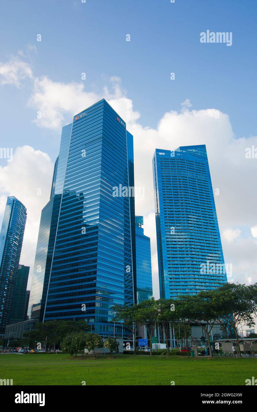 DBS Bank Headquarters located at Marina Bay Singapore Stock Photo - Alamy
