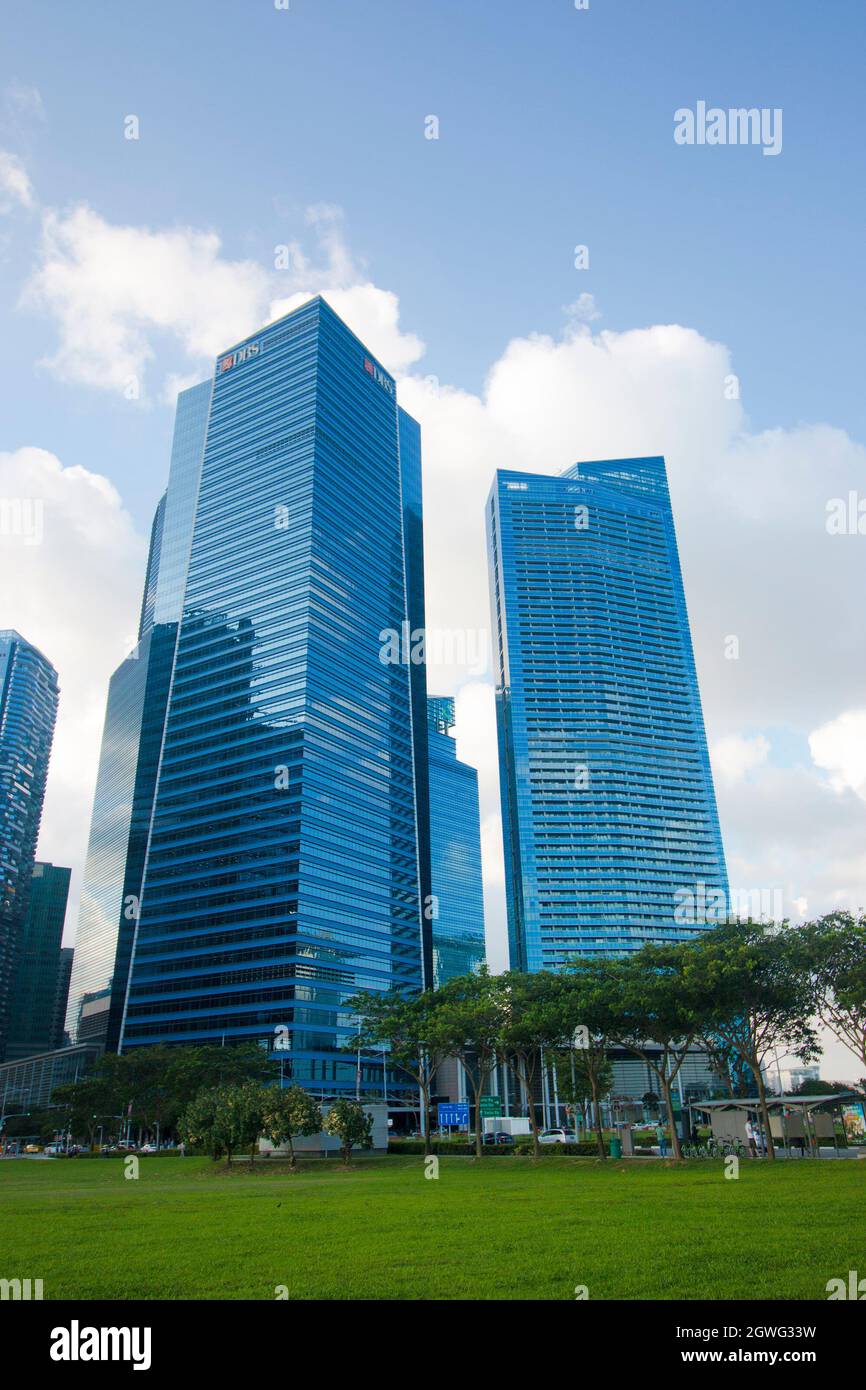 DBS Bank Headquarters located at Marina Bay Singapore Stock Photo - Alamy
