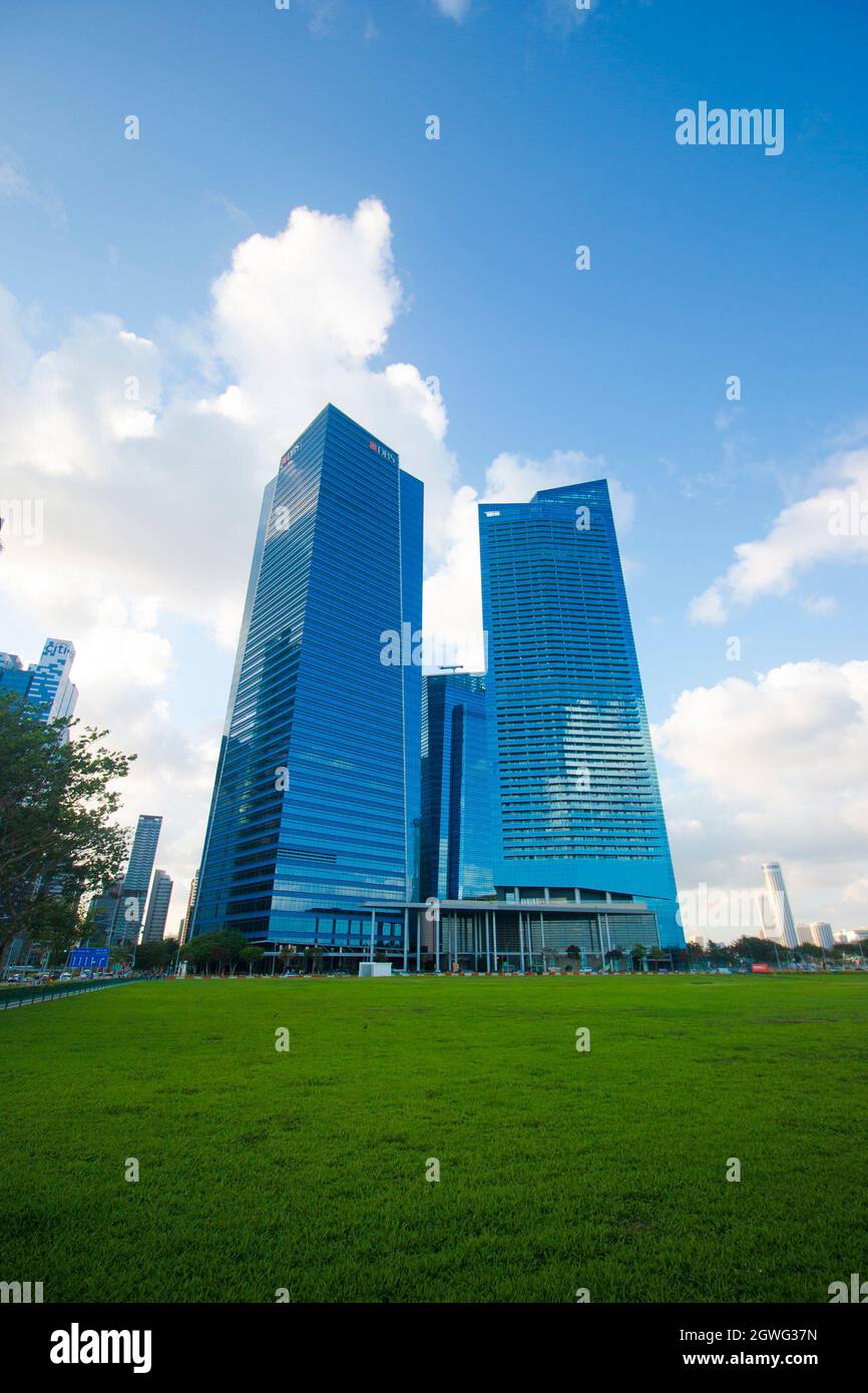 DBS Bank Headquarters located at Marina Bay Singapore Stock Photo - Alamy