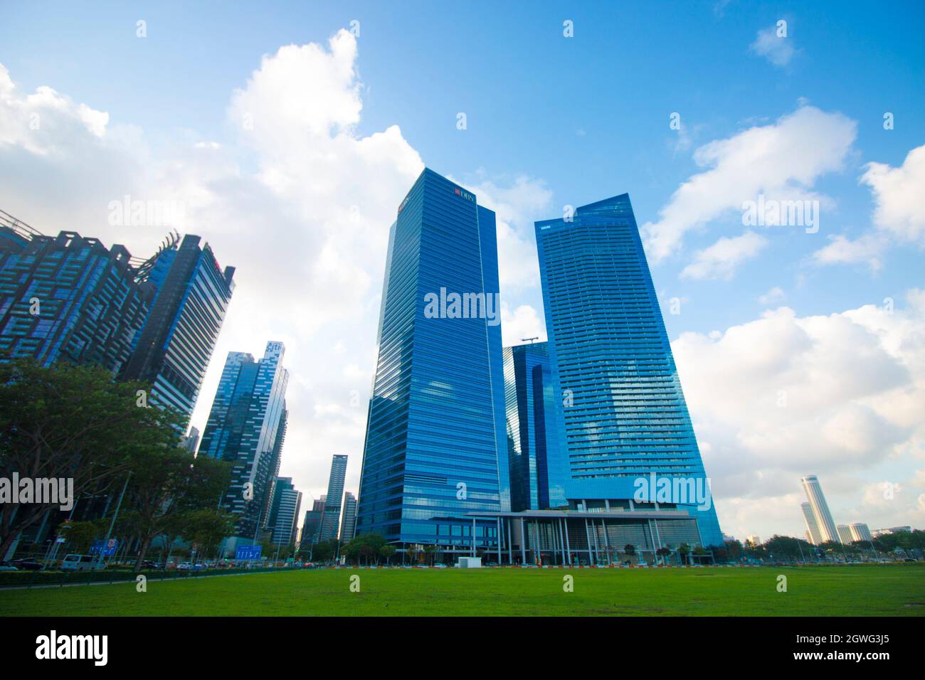 DBS Bank Headquarters located at Marina Bay Singapore Stock Photo - Alamy