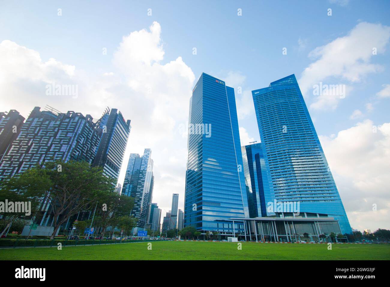 DBS Bank Headquarters located at Marina Bay Singapore Stock Photo - Alamy