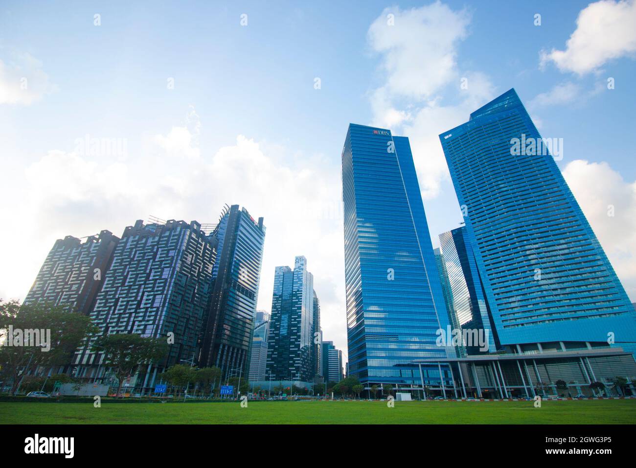 DBS Bank Headquarters located at Marina Bay Singapore Stock Photo - Alamy