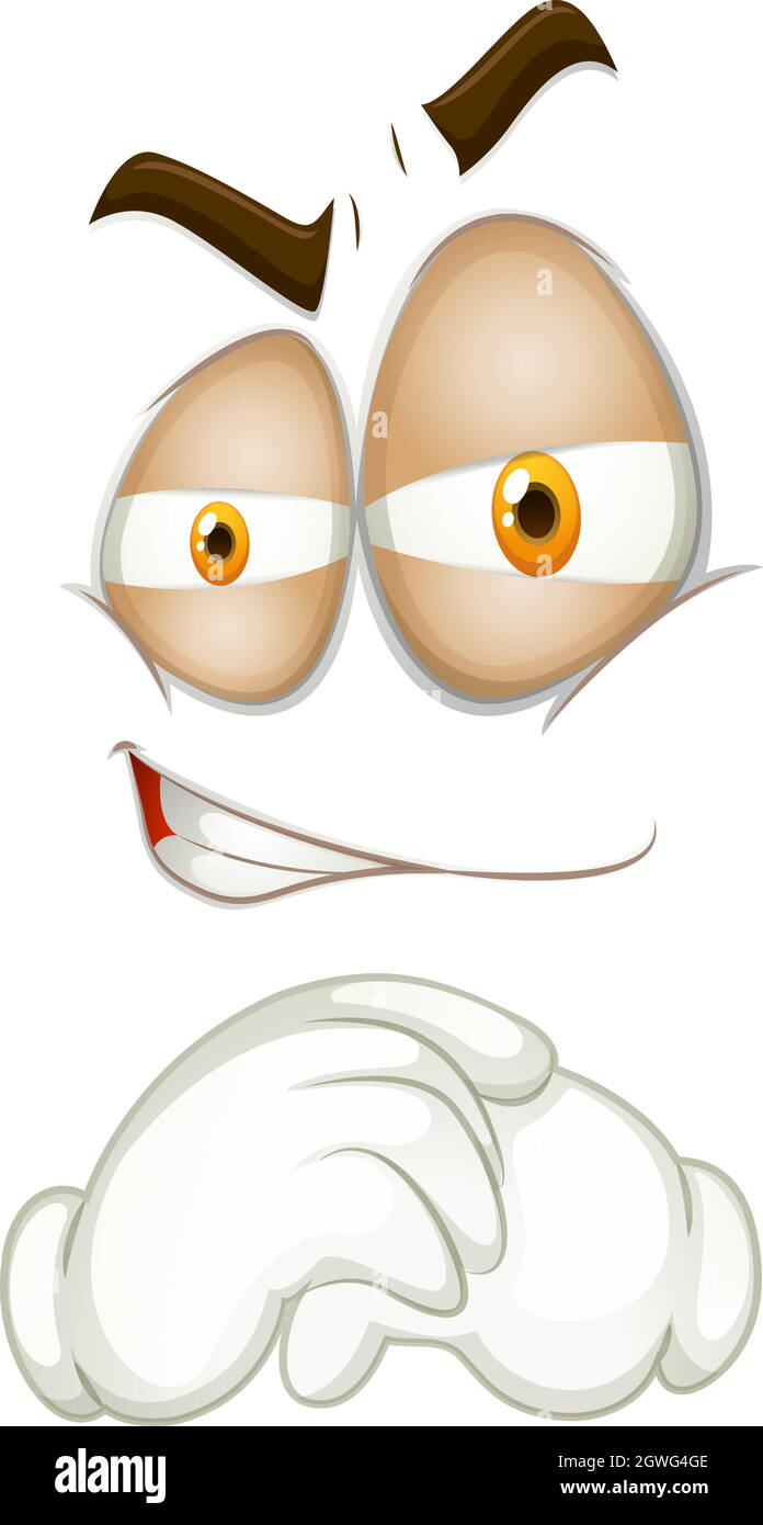Greedy eyes Stock Vector Images - Alamy