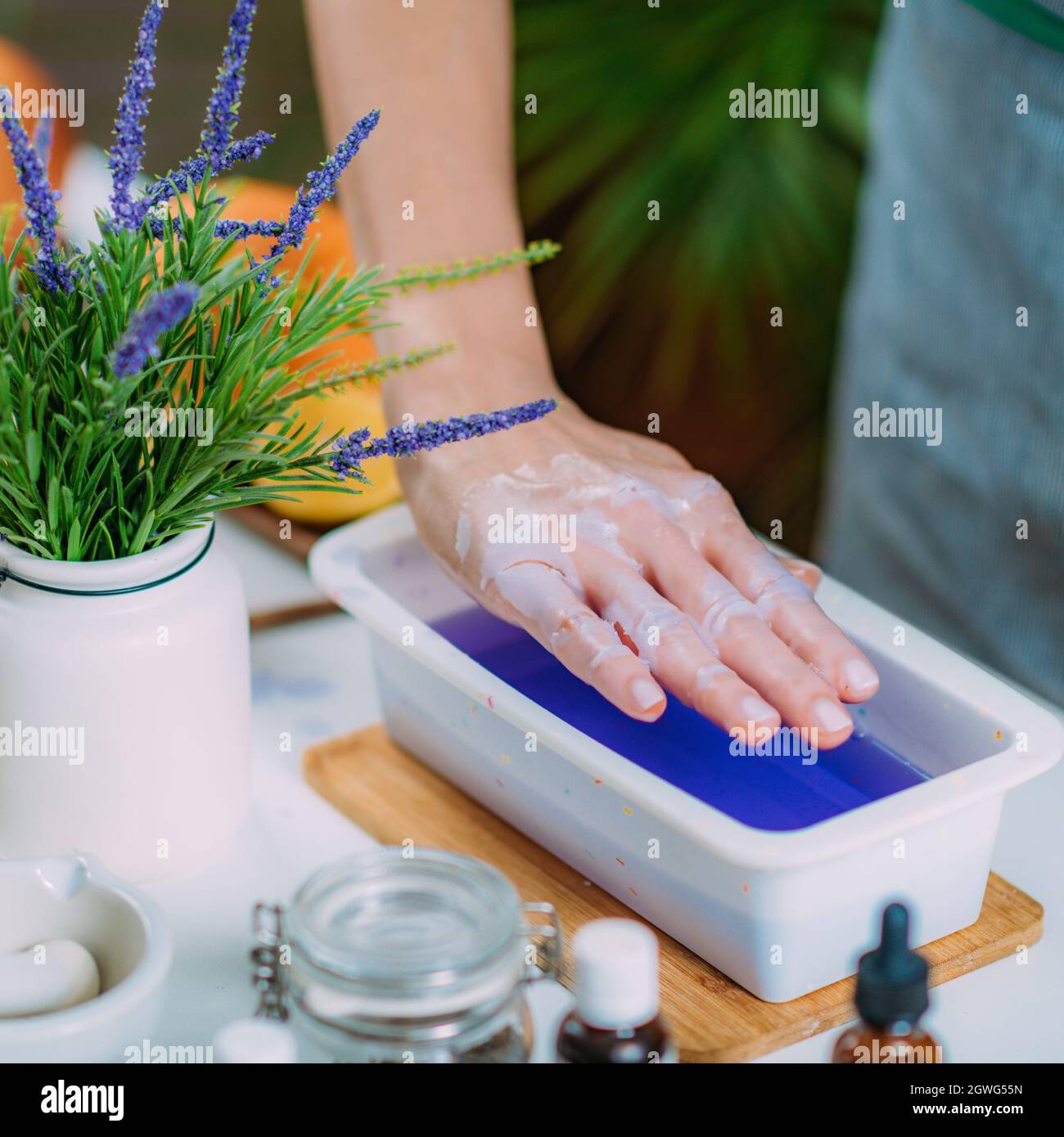 Paraffin wax beauty hi-res stock photography and images - Alamy