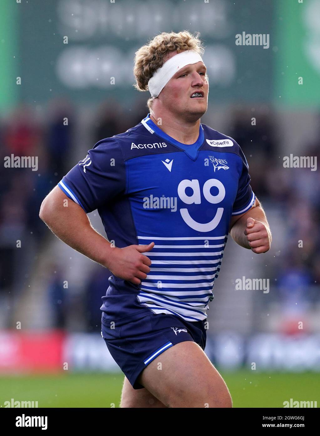 Sale Sharks' Ross Harrison during the Gallagher Premiership match at ...