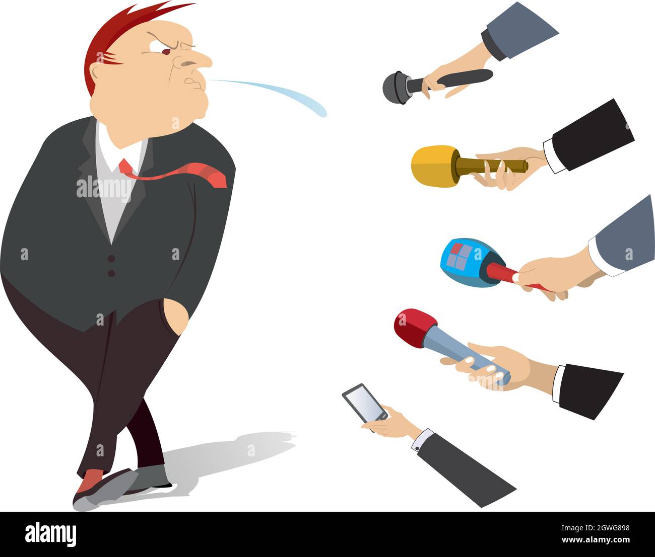 Bad interview business group Stock Vector Images - Alamy