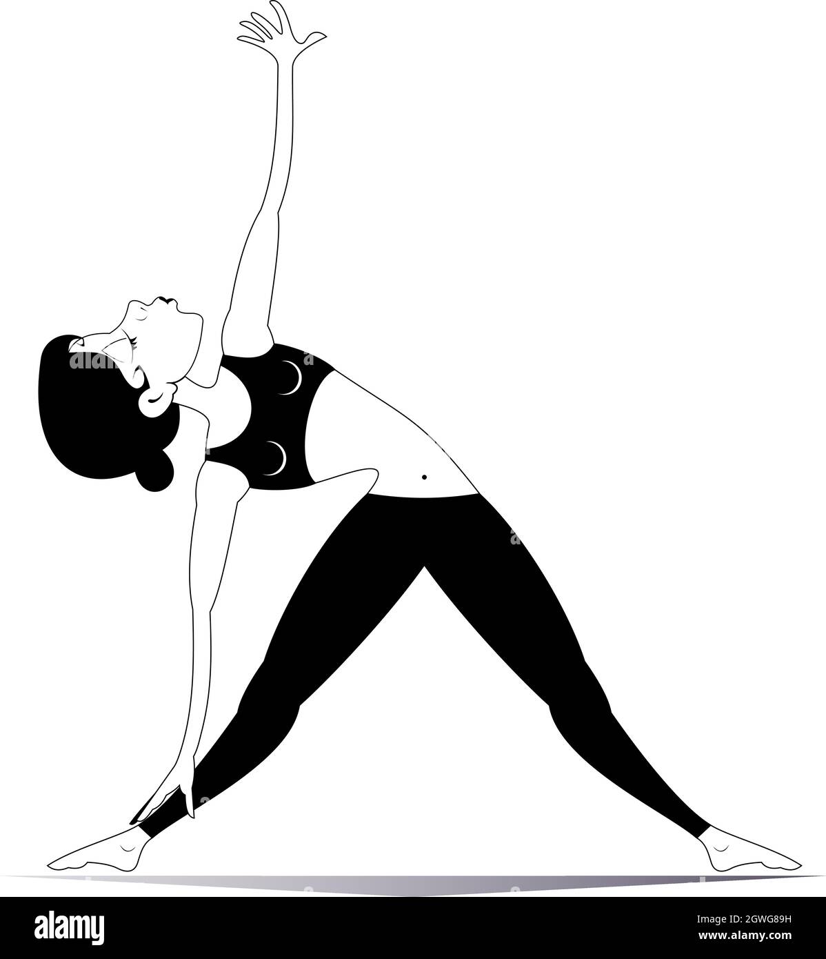 Bending exercises Stock Vector Images - Alamy