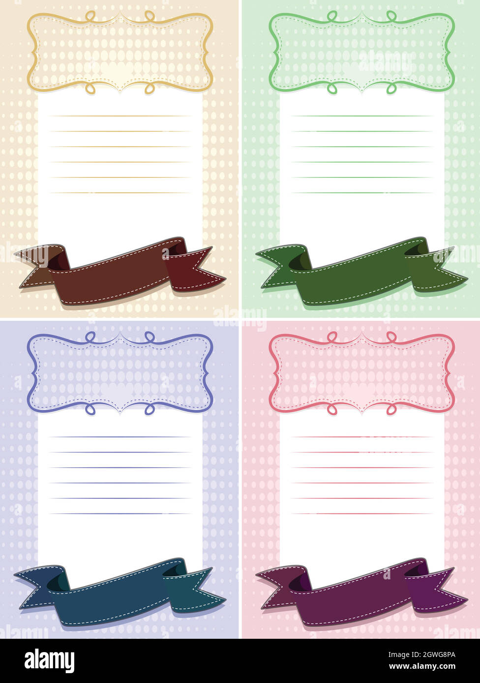 Writing in paper Stock Vector Images - Alamy