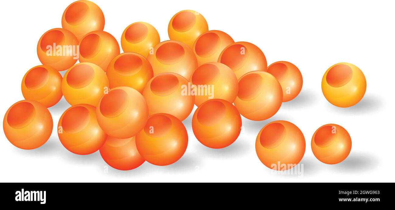 Salmon eggs Stock Vector Images - Alamy