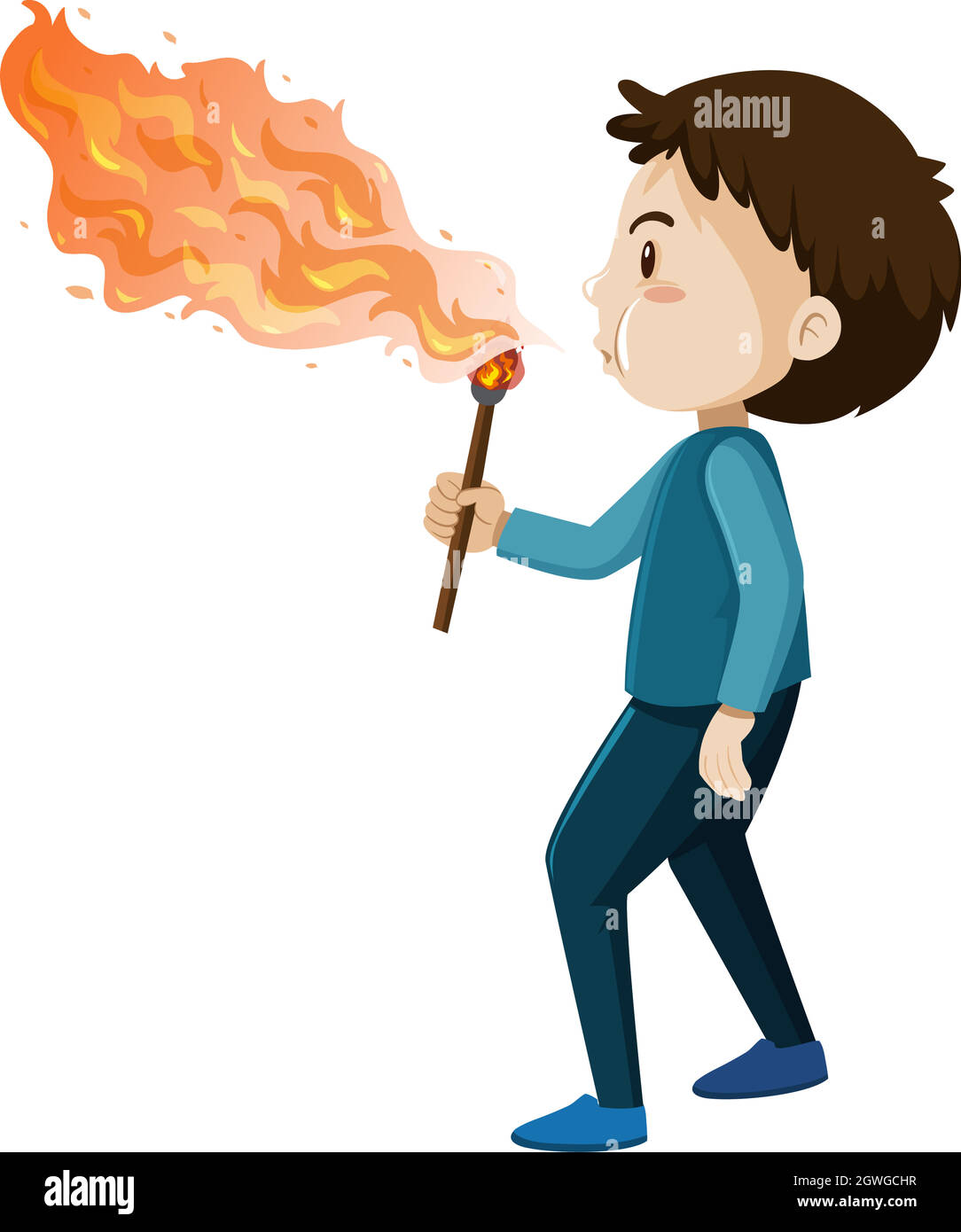 Forge fire Stock Vector Images - Alamy